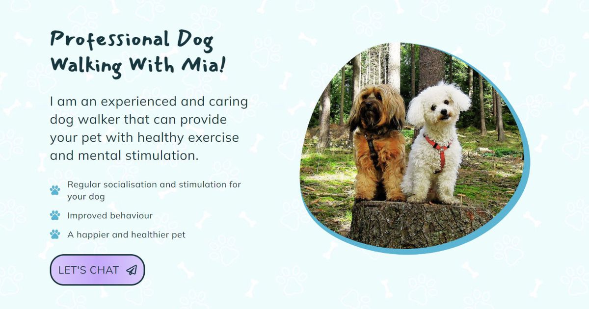 About Mia - Dog Walking With Mia